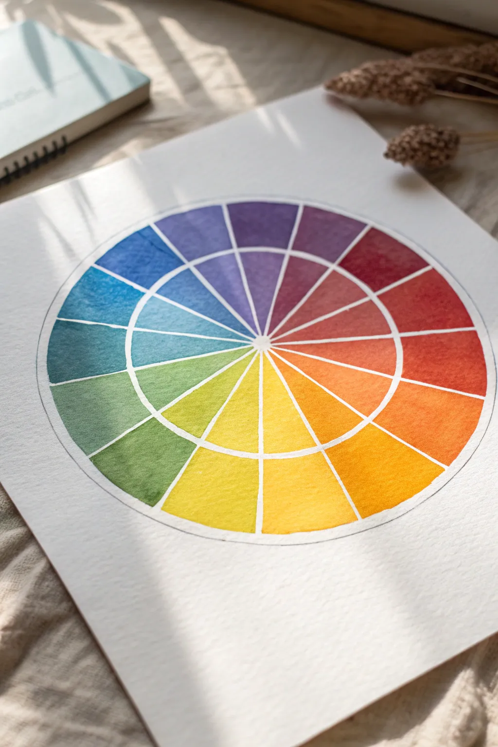 10+ Color Wheel Painting Ideas for Fresh DIY Art - Finebrushes