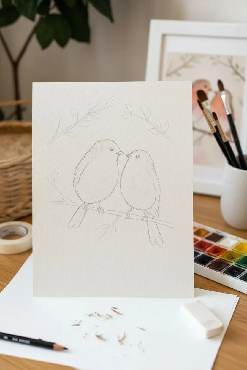 17+ Easy Bird Painting Ideas for Beginners - Finebrushes