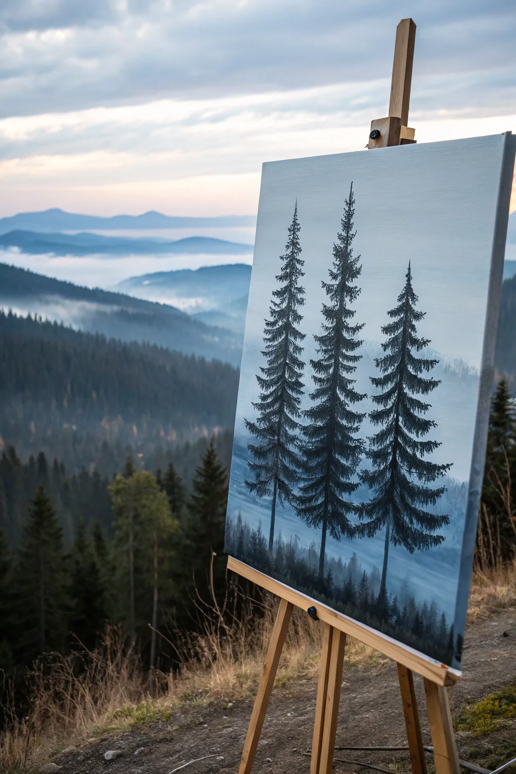 17+ Acrylic Landscape Painting Ideas for Easy DIY Wall Art - Finebrushes