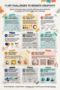 Beginner-Friendly Art Challenges To Restart Creativity - Finebrushes